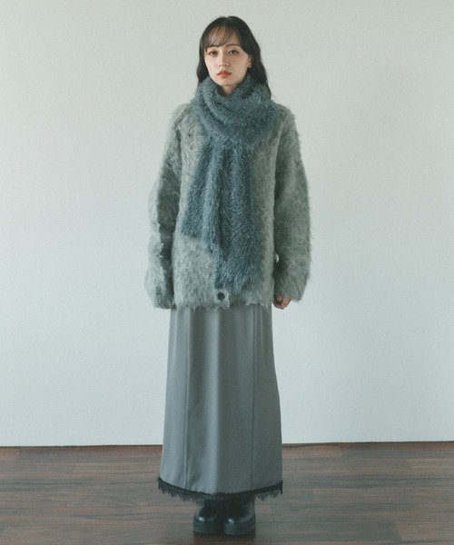 Yahoo!オークション - 「VANNIE U」 マフラー FREE アイボリー レディ...