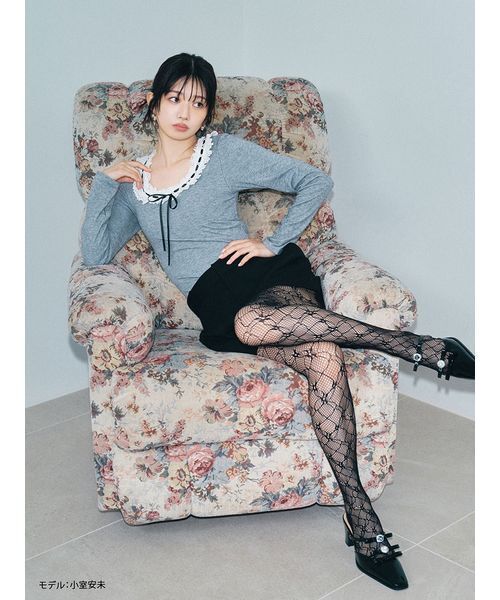 LILY BROWN（リリーブラウン） tシャツ 「LILY BROWN Lingerie」フリル