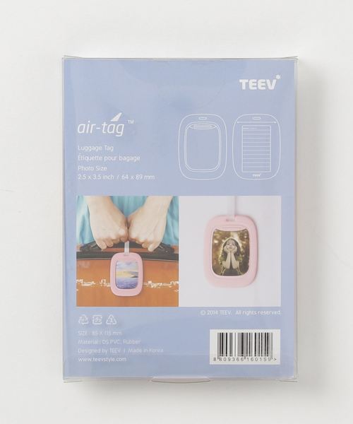 TEEV 旅行 Air Tag Pink single (エアタグ ピンク シングル) : ZOZOTOWN Yahoo!店 - 通販 ...