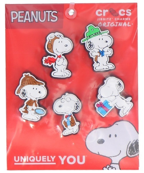 crocs Jibbitz Peanuts 5Pck / クロックス ジビッツ ピーナッツ 5 パック : ZOZOTOWN Yahoo!店 ...