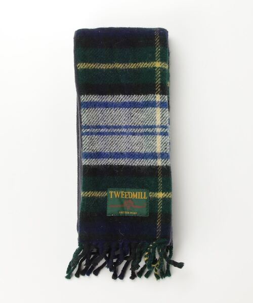 TWEED MILL 「TWEED MILL」 チェック柄マフラー - グリーン レディース : ZOZOTOWN Yahoo!店 - 通販 - Yahoo!ショッピング