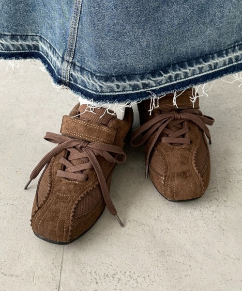 CLEA スニーカー フェイクスウェードベルトスニーカー レディース : ZOZOTOWN Yahoo!店 - 通販 - Yahoo!ショッピング