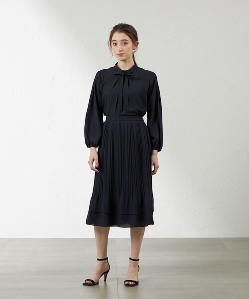 AMACA（アマカ） ブラウス シャツ ソフトストレッチジョーゼットボウタイブラウス レディース : ZOZOTOWN Yahoo!店 - 通販 - Yahoo!ショッピング