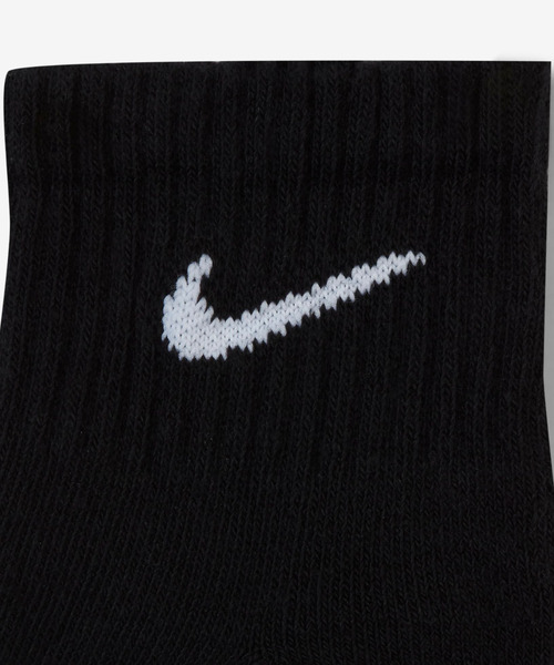 NIKE（ナイキ） 靴下 ソックス エブリデイ クッションド アンクル3足セット SX7667-010 メンズ レディース ...