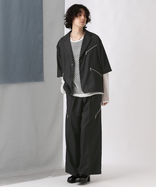 Yahoo!オークション - 「HARE」 スラックス MEDIUM グレー メンズ