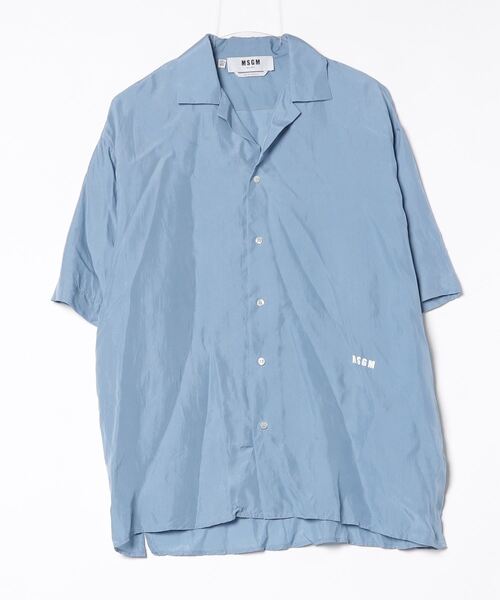 MSGM 「MSGM」 半袖シャツ 40 ブルー メンズ : ZOZOTOWN Yahoo!店 - 通販 - Yahoo!ショッピング
