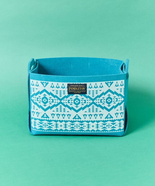 PENDLETON 収納 PENDLETON×FREAK'S STORE/ペンドルトン×フリークスストア 別注 assemble felt Basket S / アッセン : ZOZOTOWN ...