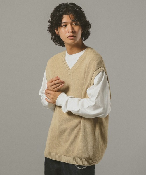 RAGEBLUE ベスト ジレ サマーニット/Vネックベスト メンズ : ZOZOTOWN Yahoo!店 - 通販 - Yahoo!ショッピング