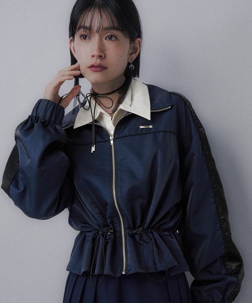 レディース 古着 50s 「A」 パイルワッペン リブライン フリース