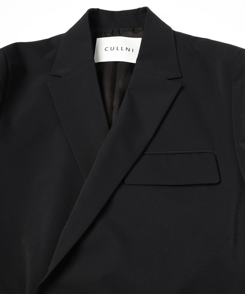 CULLNI ジャケット テーラードジャケット Stretch Taffeta Zip Pocket Tailored Jacket メンズ レディース : ZOZOTOWN Yahoo!店 ...