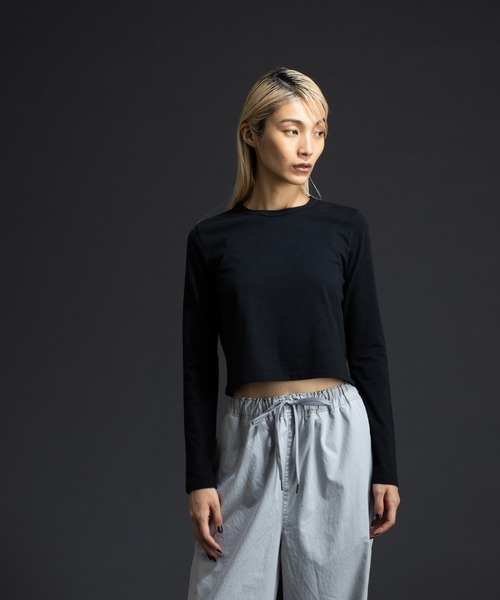 Yahoo!オークション - 「paradigm」 長袖カットソー SMALL ブラック レ...