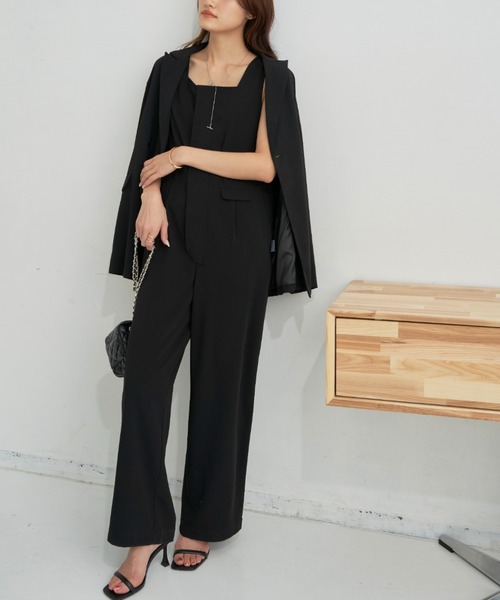 CLEAR IMPRESSION 「CLEARIMPRESSION 」 オールインワン FREE ブラック レディース : ZOZOTOWN Yahoo!店 - 通販 - Yahoo!ショッピング