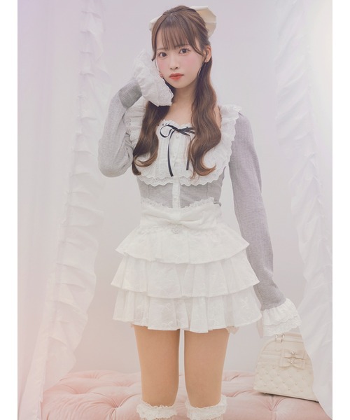 Ank Rouge パンツ コットンレーススカパン レディース : ZOZOTOWN Yahoo!店 - 通販 - Yahoo!ショッピング