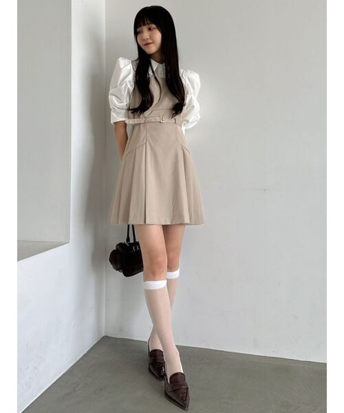 dazzlin ワンピース レイヤードシャツミニワンピース : ZOZOTOWN Yahoo!店 - 通販 - Yahoo!ショッピング