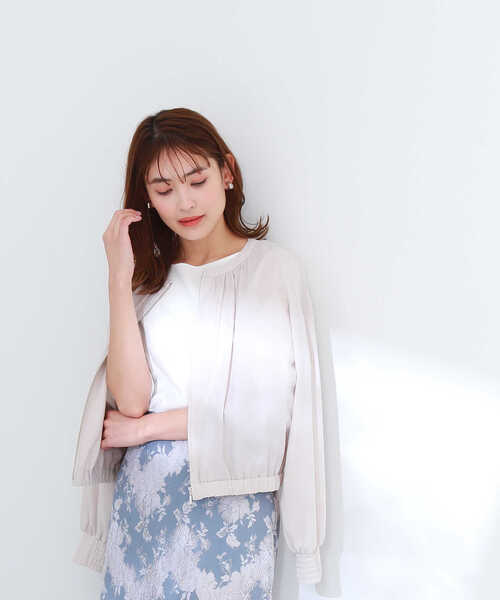 NATURAL BEAUTY BASIC 「NATURAL BASIC」 ジップアップブルゾン MEDIUM グレー レディース : ZOZOTOWN Yahoo!店 - 通販 - Yahoo ...