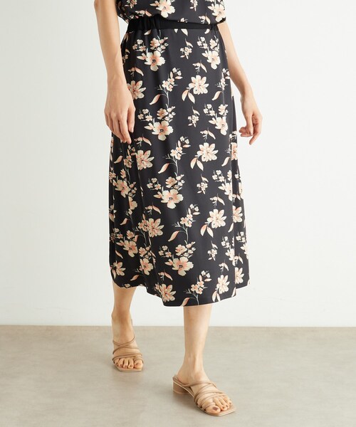 LAURA ASHLEY（ローラアシュレイ） スカート 「洗える／ジャージ素材