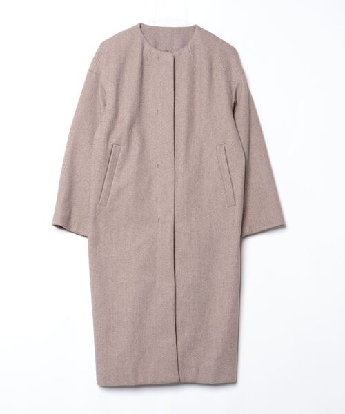 VIS 「VIS」 ノーカラーコート S ブラウン レディース : ZOZOTOWN Yahoo!店 - 通販 - Yahoo!ショッピング