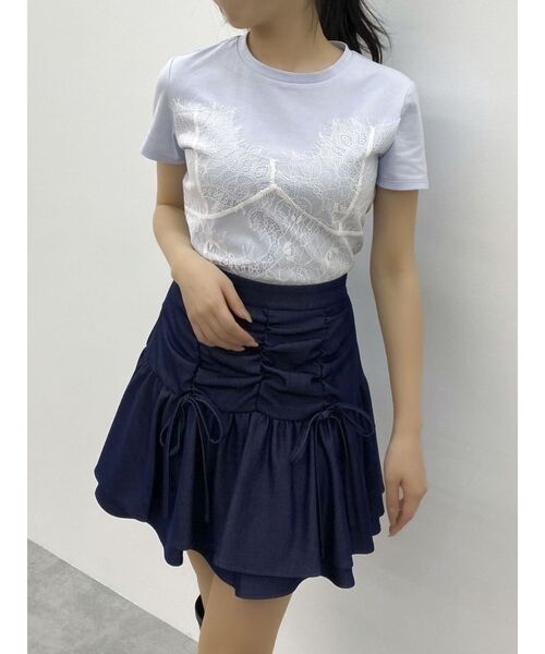 dazzlin tシャツ レースキャミレイヤードTシャツ レディース : ZOZOTOWN Yahoo!店 - 通販 - Yahoo!ショッピング