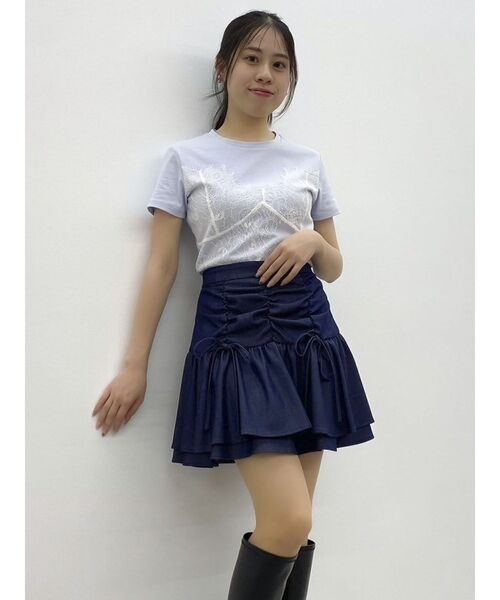 dazzlin tシャツ レースキャミレイヤードTシャツ レディース : ZOZOTOWN Yahoo!店 - 通販 - Yahoo!ショッピング