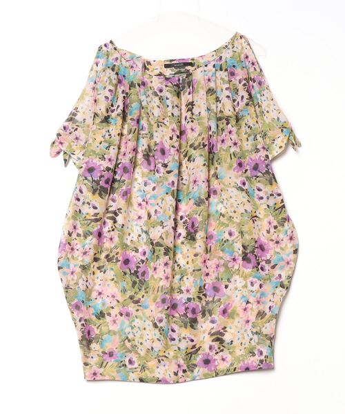 Munich 「Munich」 花柄半袖ブラウス OS パープル レディース : ZOZOTOWN Yahoo!店 - 通販 - Yahoo!ショッピング