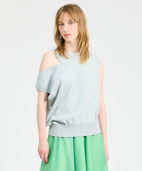 マルニ MARNI チェック アルパカニット セーター 長袖 38 赤 黒 レッド