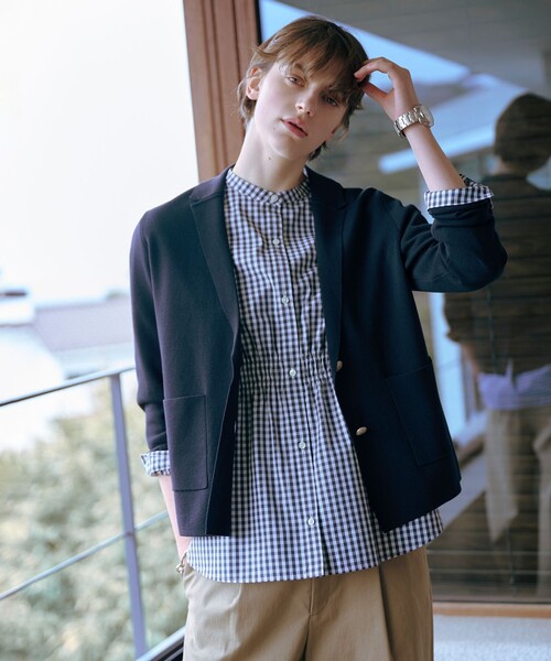 カーディガン 「洗える」Cotton Acetate ニット ジャケット レディース : ZOZOTOWN Yahoo!店 - 通販 ...