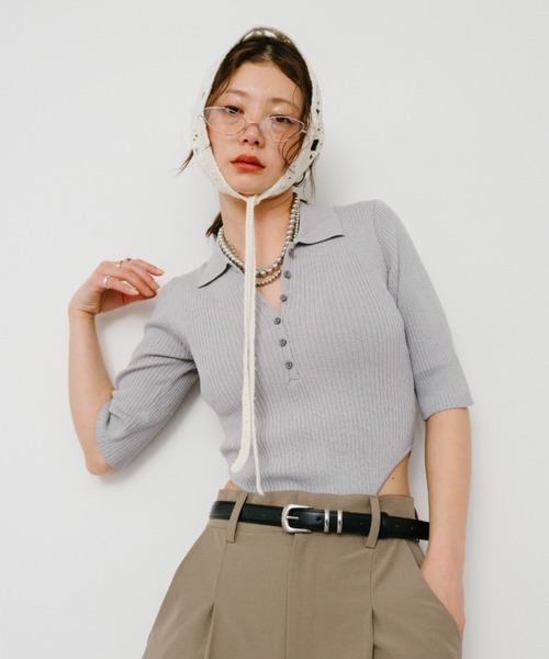 HANNE 半袖カットソー FREE グレー レディース : ZOZOTOWN Yahoo!店 - 通販 - Yahoo!ショッピング