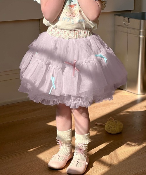 aimoha スカート 「aimoha-KIDS-」リボン付きチュールフレアスカート キッズ 子供服 : ZOZOTOWN Yahoo!店 - 通販 - Yahoo!ショッピング