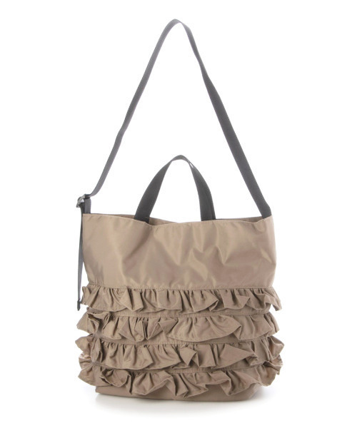 cache トートバッグ カシュカシュ cachecache / ナイロンフリル2wayトートバッグ レディース : ZOZOTOWN Yahoo!店 - 通販 - Yahoo!ショッピング