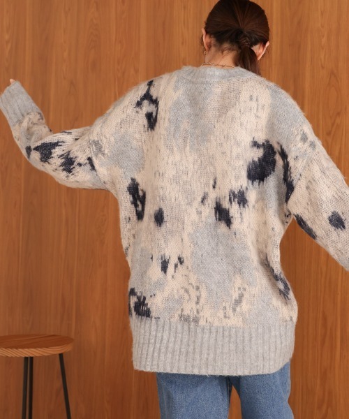 (取寄) タビサウェッブ フェア アイル セーター - ラムウール Tabitha Webb Fair Isle Sweater - Lambswool  Navy 取寄) タビサウェッブ フェア アイル セーター - ラムウール Tabitha