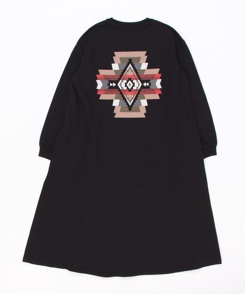 Yahoo!オークション - 「PENDLETON」 長袖ワンピース FREE ブラック WO...