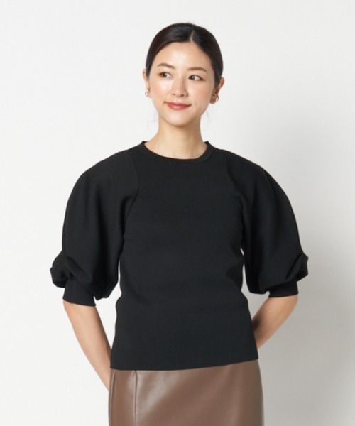 ニット VOLUME HALF SLEEVE KNIT レディース :85762676:ZOZOTOWN Yahoo!店 - 通販 - Yahoo!ショッピング