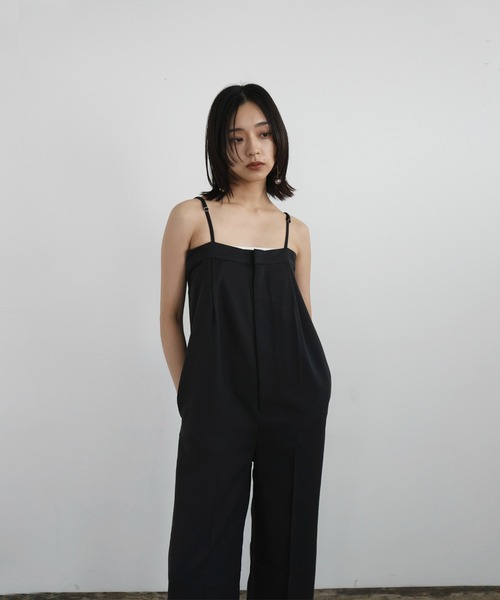 Yahoo!オークション - 「hellam」 オーバーオール FREE チャコール レ...