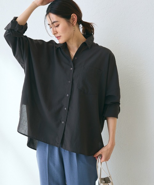 CROSS FUNCTION（クロスファンクション） ブラウス シャツ 「UVカット」サマ美え2wayカシュクールシャツ「CF/クロスファンクション」 レディース : ZOZOTOWN ...