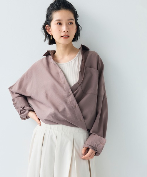 CROSS FUNCTION（クロスファンクション） ブラウス シャツ 「UVカット」サマ美え2wayカシュクールシャツ「CF/クロスファンクション」 レディース : ZOZOTOWN ...