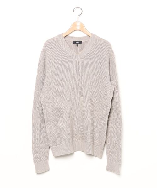 theory 「theory 」 Vネックニット M グレー レディース : ZOZOTOWN Yahoo!店 - 通販 - Yahoo!ショッピング