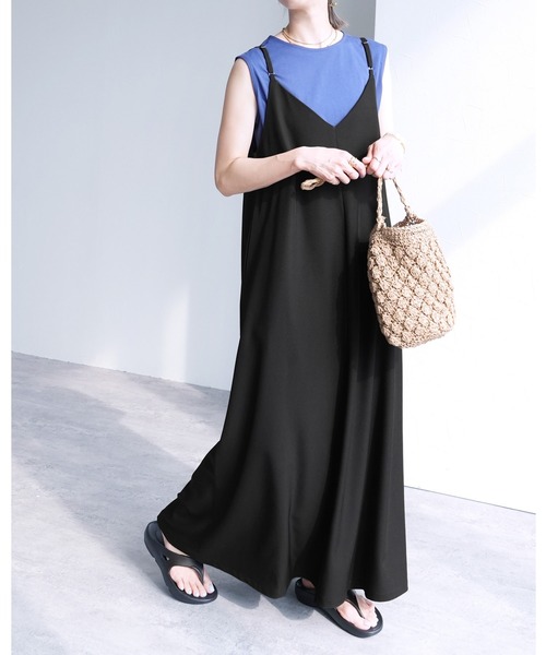 reca 「reca」 キャミソールワンピース M ブラック レディース : ZOZOTOWN Yahoo!店 - 通販 - Yahoo!ショッピング