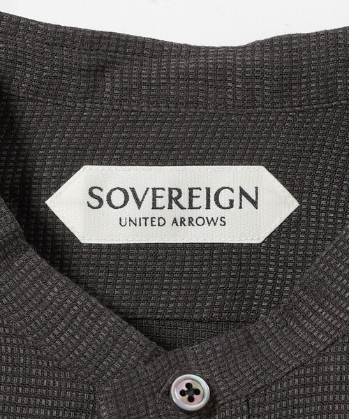 SOVEREIGN シャツ 「SOVEREIGN」 リネン・ラミー バンドカラー プルオーバーシャツ メンズ : ZOZOTOWN Yahoo!店 - 通販 - Yahoo!ショッピング