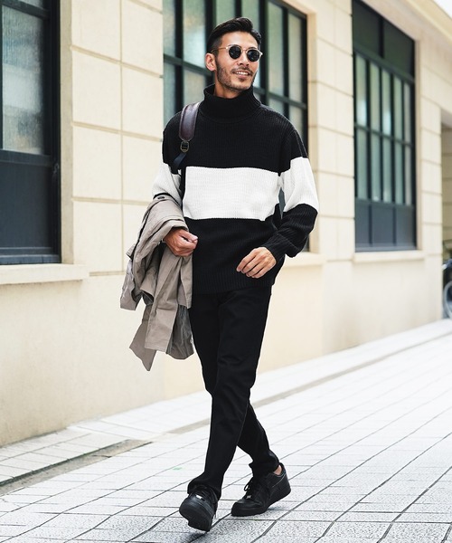 Yahoo!オークション - 「JIGGYS SHOP」 「roshell」タートルネックニッ...