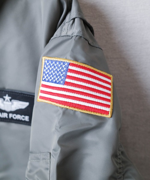 HOUSTON（ヒューストン） ミリタリージャケット モッズコート 「T7」「HOUSTON」PATCH CWU-36/P FLIGHT ...