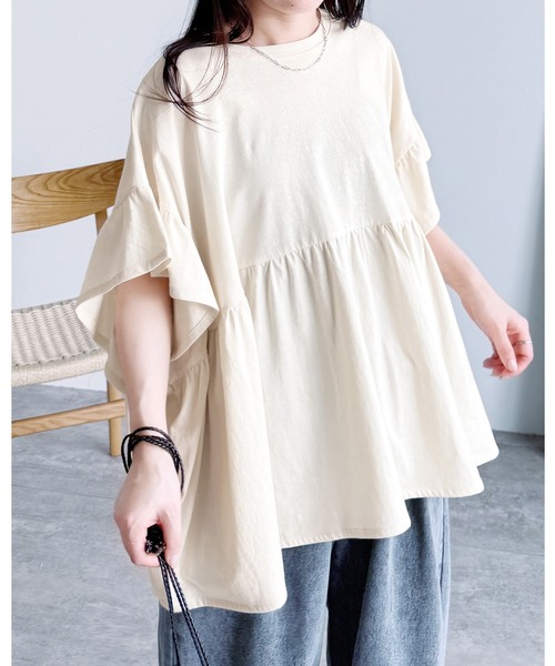 reca 「reca」 半袖カットソー M アイボリー レディース : ZOZOTOWN Yahoo!店 - 通販 - Yahoo!ショッピング