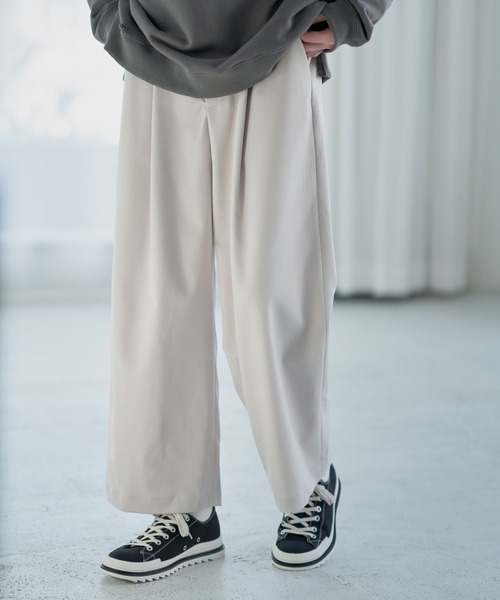 Yahoo!オークション - 「ADAMASTE」 パンツ SMALL ホワイト メンズ