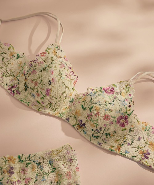 une nana cool ブラジャー MADE WITH LIBERTY FABRIC 特別な日以外の364日つけたくなるブラ 364ブラ レース : ZOZOTOWN Yahoo!店 ...