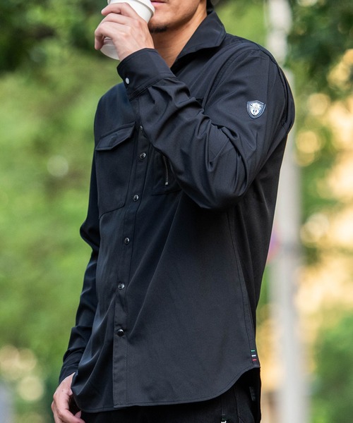 VIOLA シャツ 「VIOLA rumore/ヴィオラ ルモーレ」プリント入り長袖