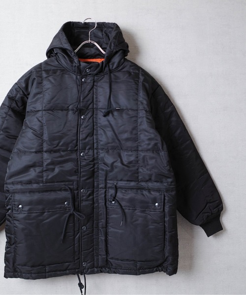 HOUSTON ミリタリージャケット モッズコート 「T6」「HOUSTON」NYLON PADDING HOOD JACKET / ナイロン パディング フード ジ : ZOZOTOWN ...