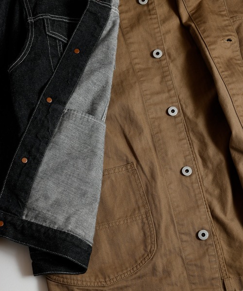 FDMTL カバーオール FDMTL/ファンダメンタル/THIRD JACKET COVERALL RINSE メンズ レディース : ZOZOTOWN Yahoo!店 - 通販 ...