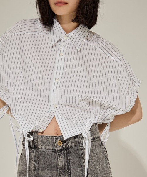 UJOH ブラウス シャツ 「UJOH/ウジョー」「STUDIOUS別注」フレンチスリーブシャツ レディース : ZOZOTOWN Yahoo!店 - 通販 - Yahoo!ショッピング