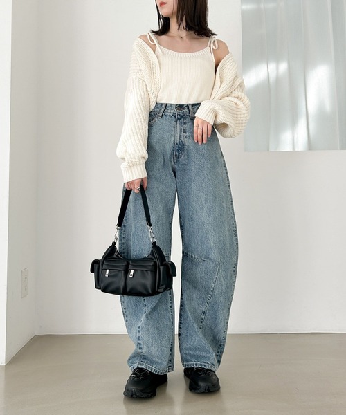 Heather（ヘザー） カーディガン ボリュームニットカーディガンSETキャミ2P 100792 レディース : ZOZOTOWN Yahoo!店 - 通販 - Yahoo!ショッピング