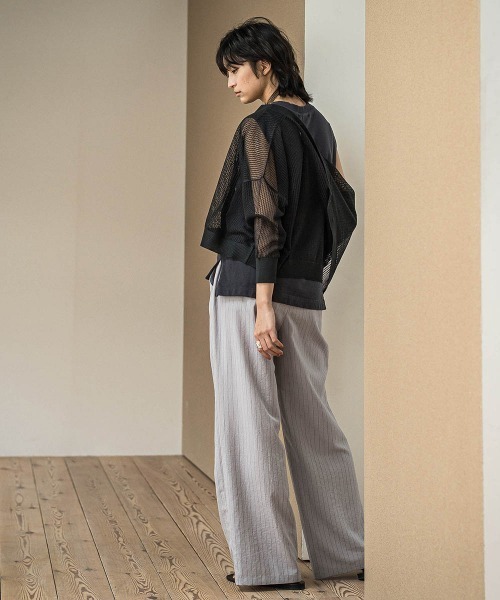 MAYSON GREY カーディガン 透かし柄編みニットカーディガン「手洗い可能」 レディース : ZOZOTOWN Yahoo!店 - 通販 - Yahoo!ショッピング