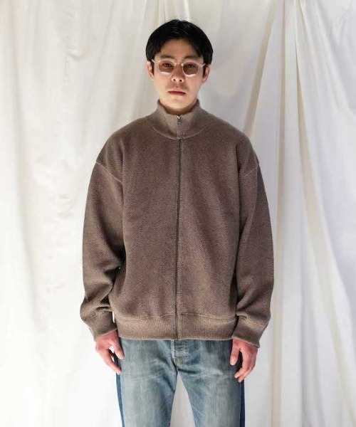 Yahoo!オークション - 「crepuscule」 ジップアップブルゾン 2 ブラウ...